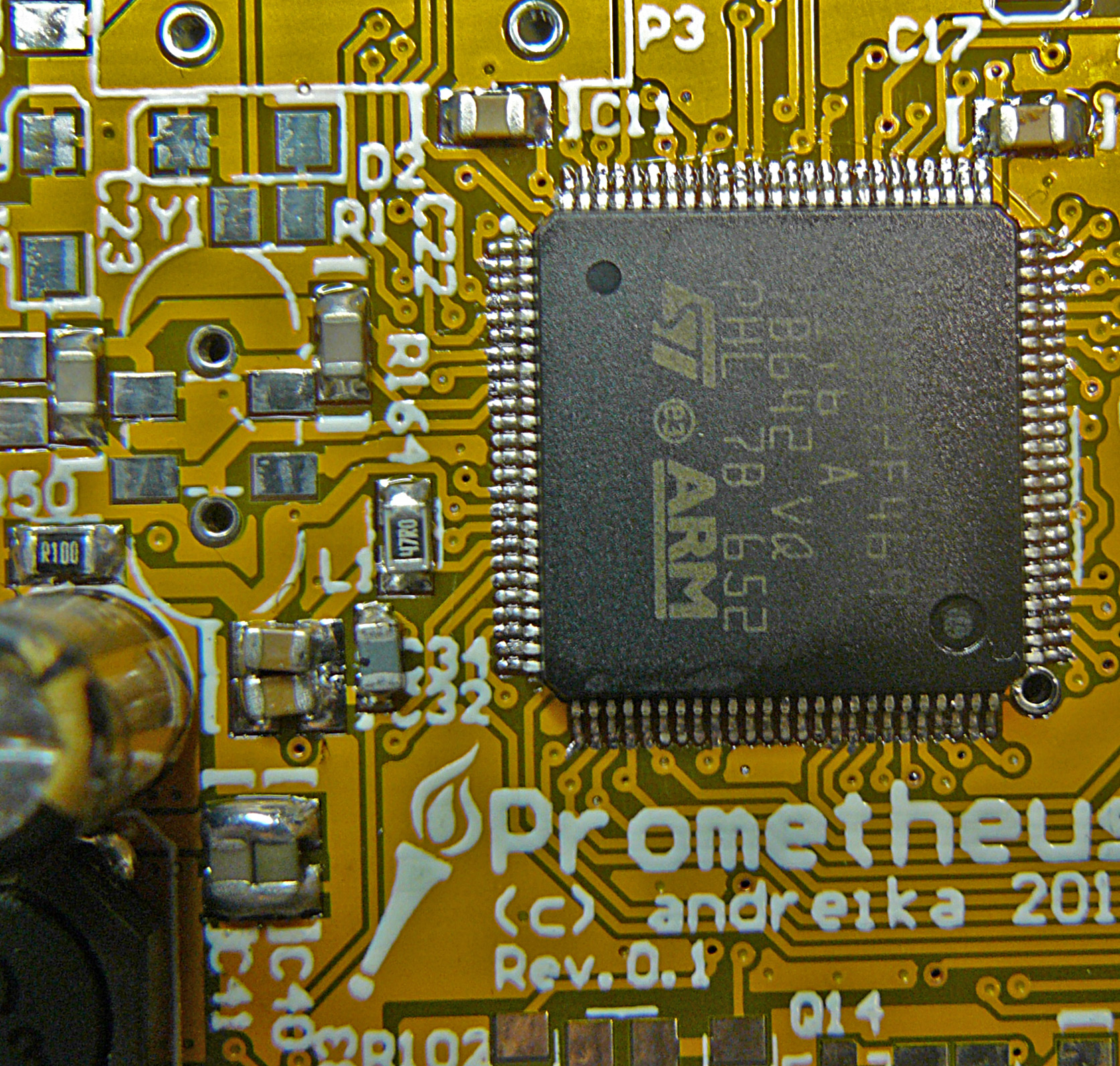 Prometheus Assembly - MCU block - rusEFI Wiki